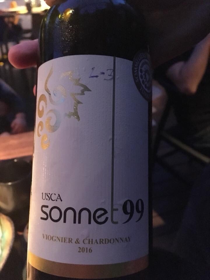 USCA Sonnet 99 Chardonnay Viognier 2016