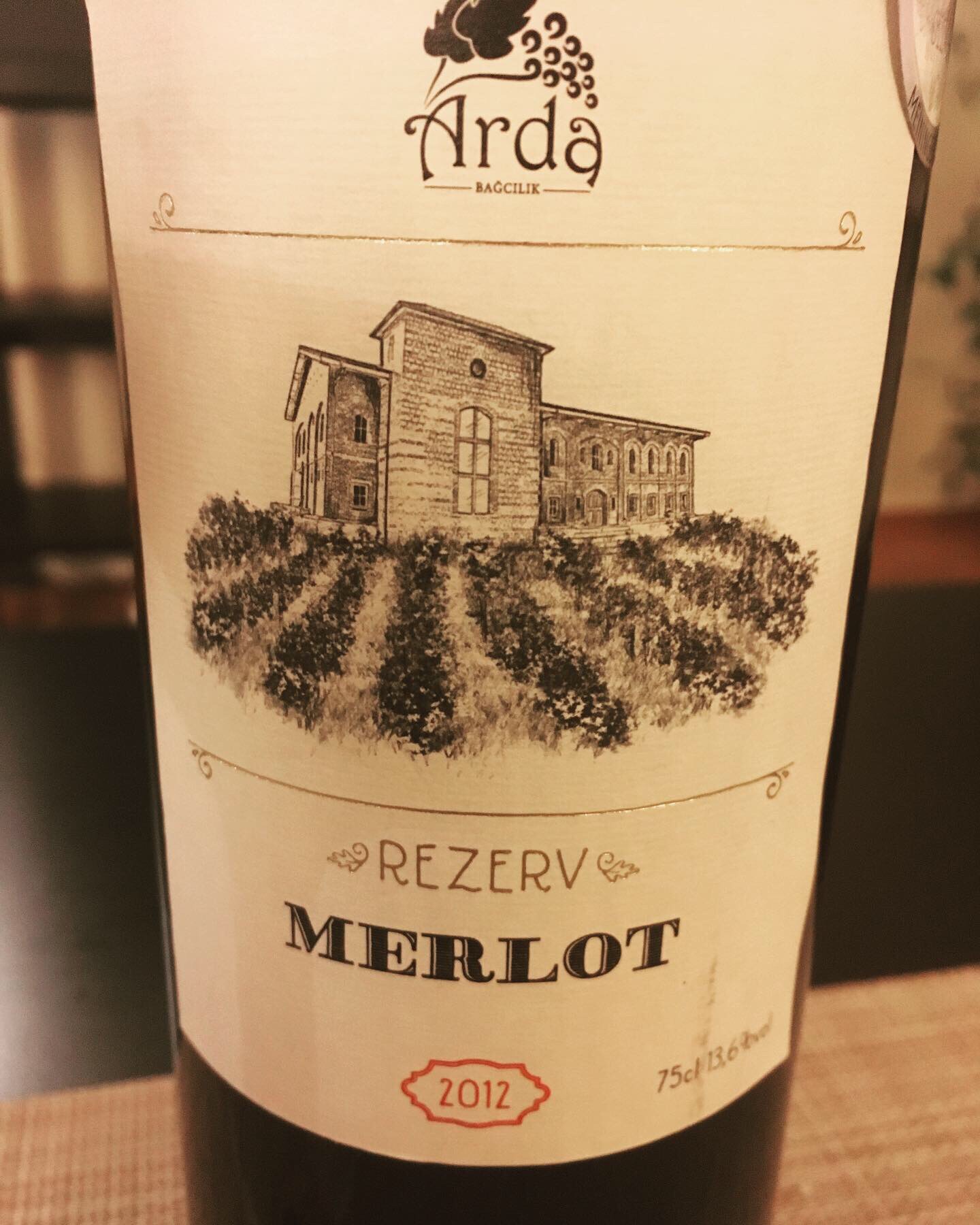 Arda Rezerv Merlot 2012