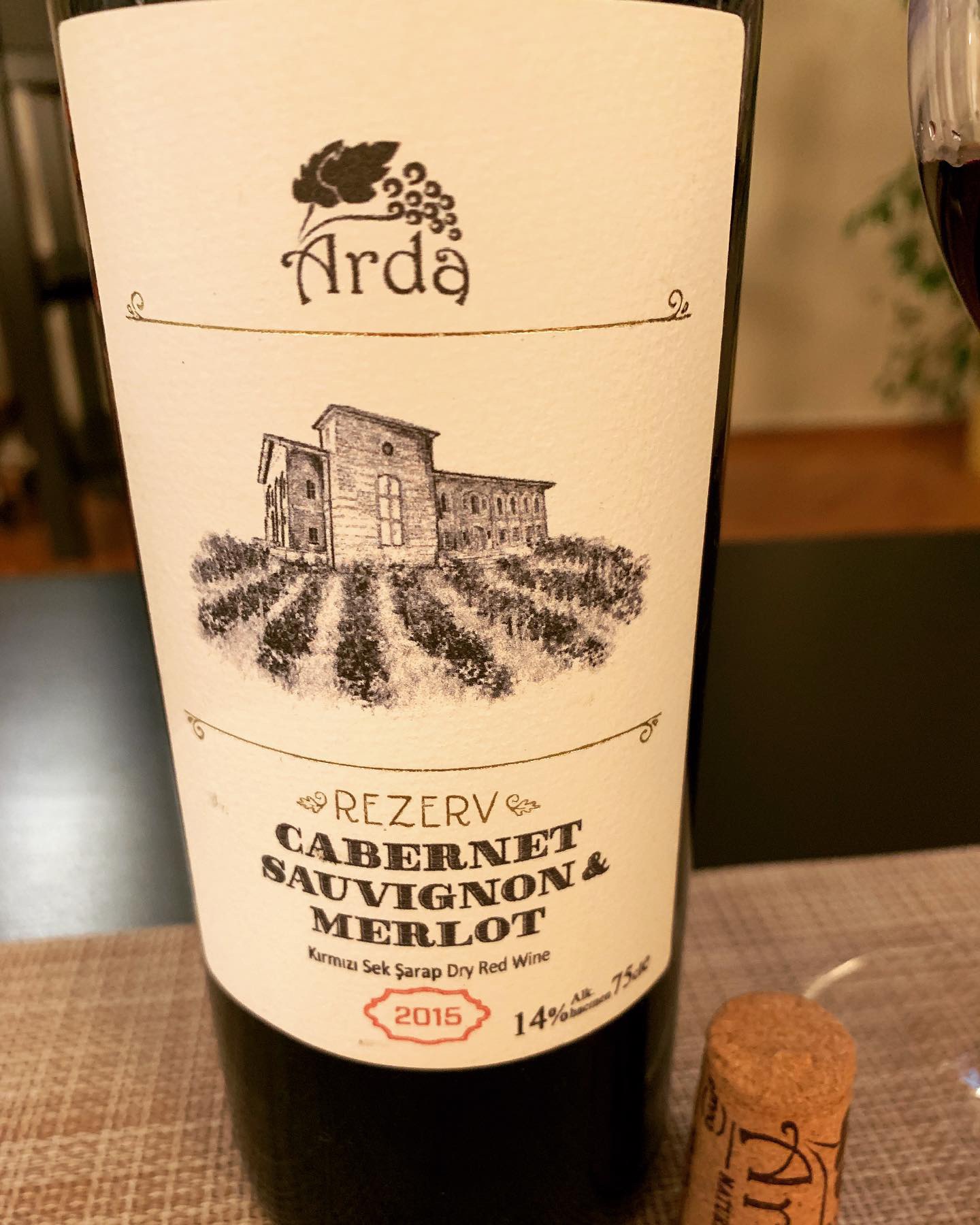 Arda Rezerv Cabernet Sauvignon Merlot 2015